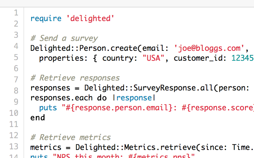 Email survey guide - Create survey embedded emails | Delighted