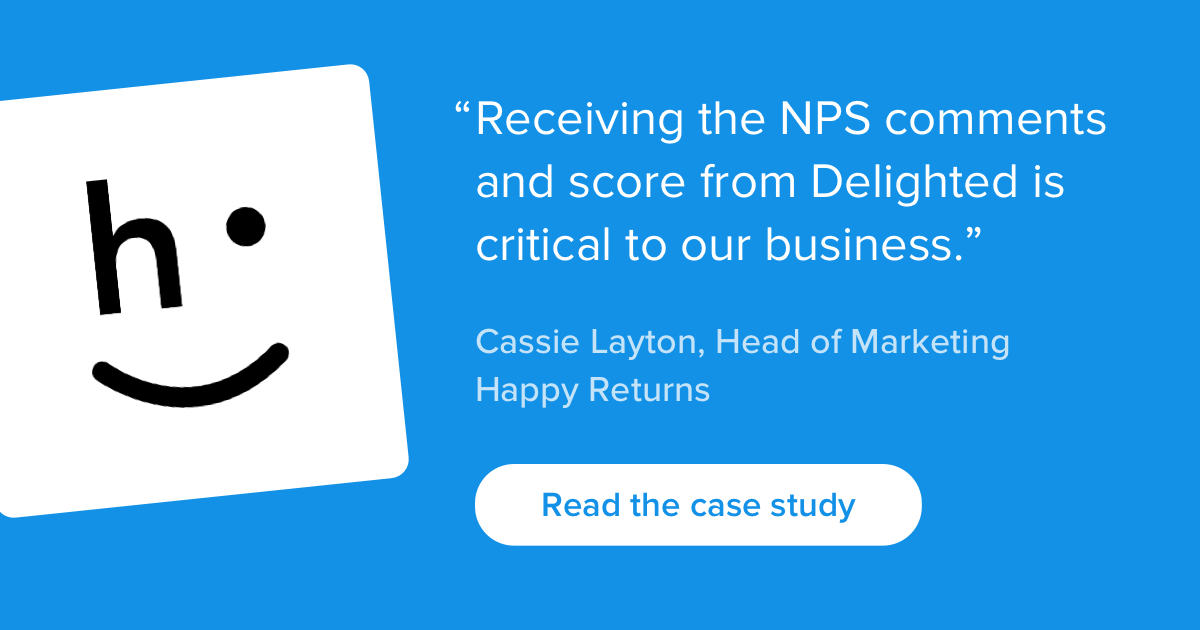 Happy Returns + Delighted | Improving the Returns Experience