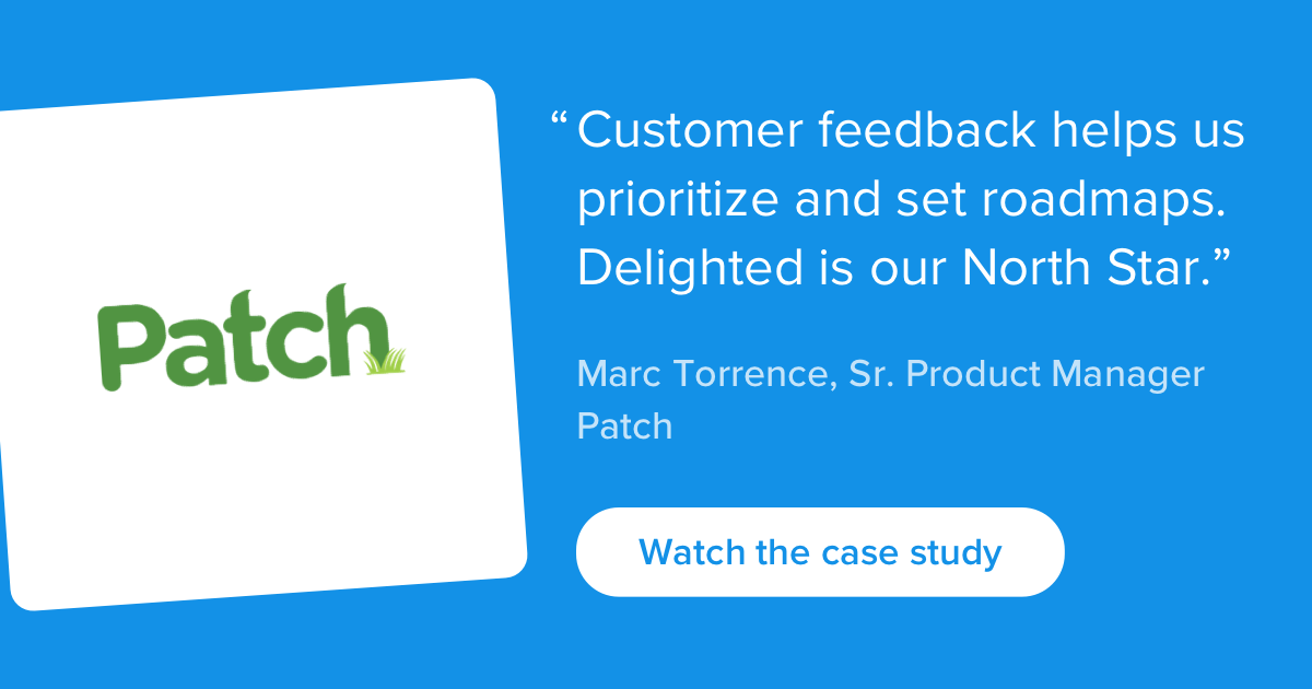 Customer profile: Patch + Delighted