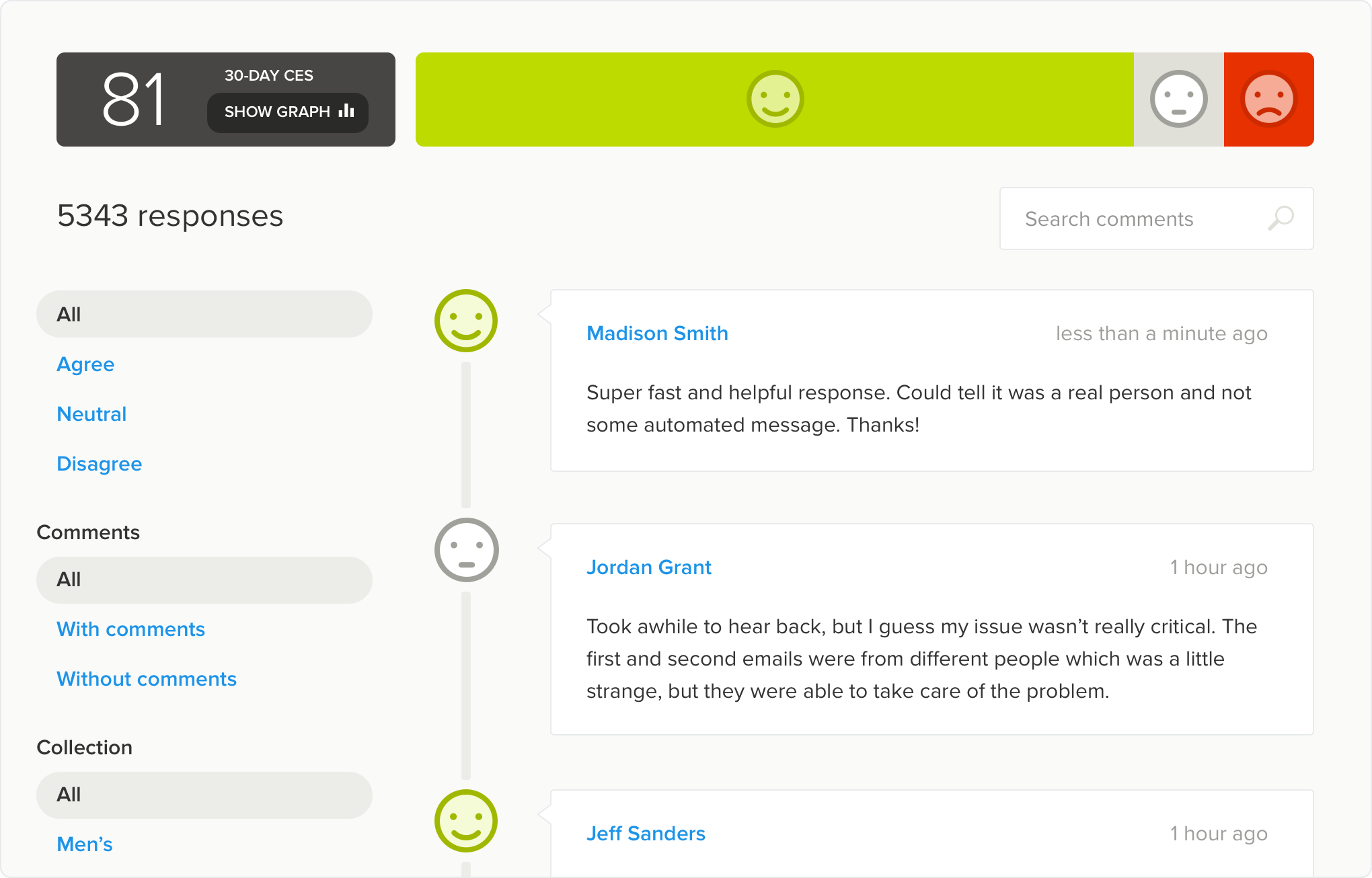 Customer Effort Score software: Create CES surveys