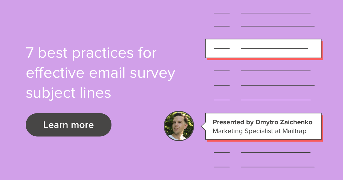Email survey subject lines: Tips for improved email open rates