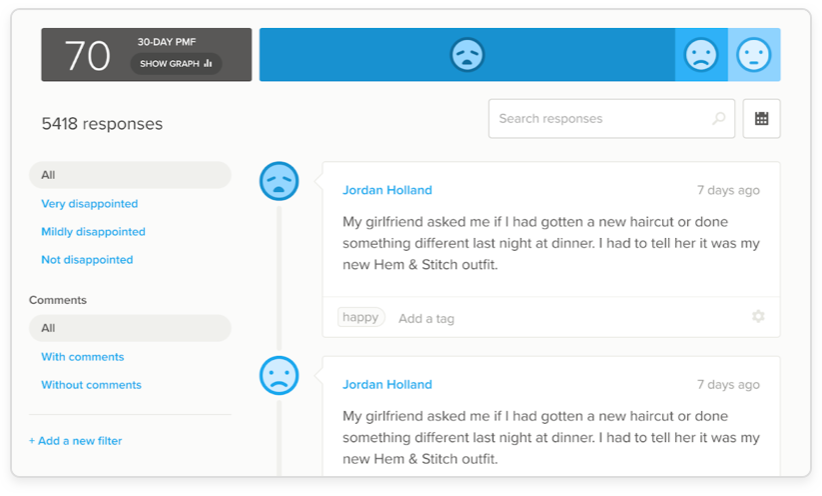 Product/Market Fit survey - PMF software | Delighted