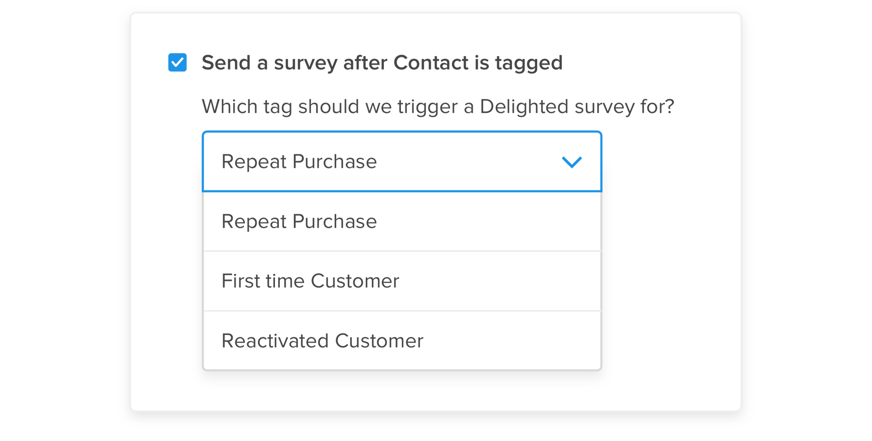 Available now! 5 ways to trigger Delighted surveys with ActiveCampaign