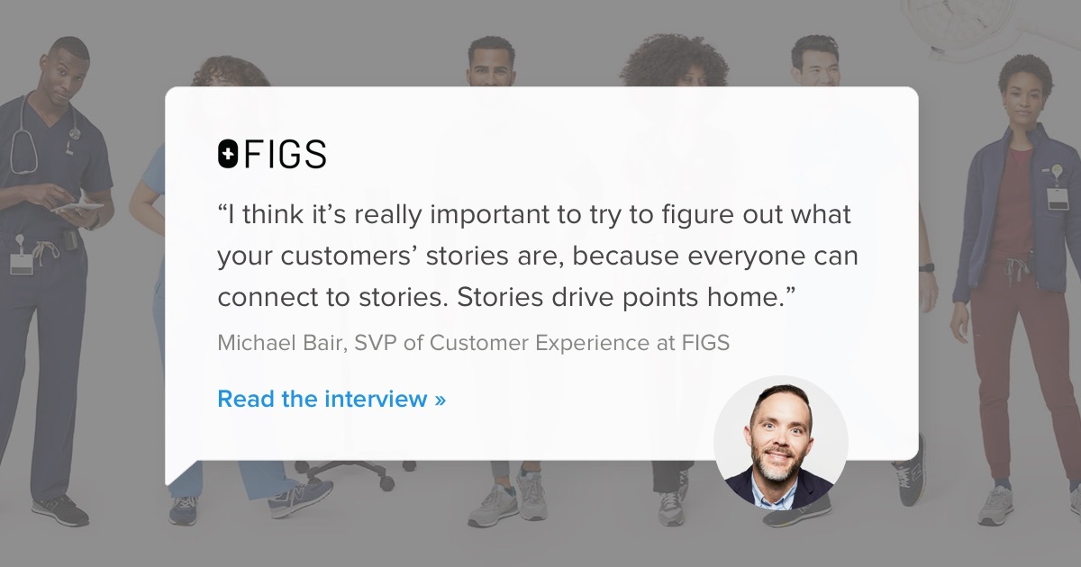 CX leader spotlight: Michael Bair, SVP of Customer Experience at FIGS