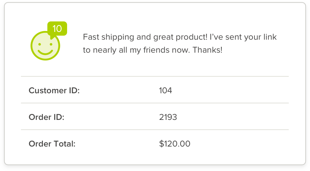 Send post-purchase Shopify surveys: Free with Delighted