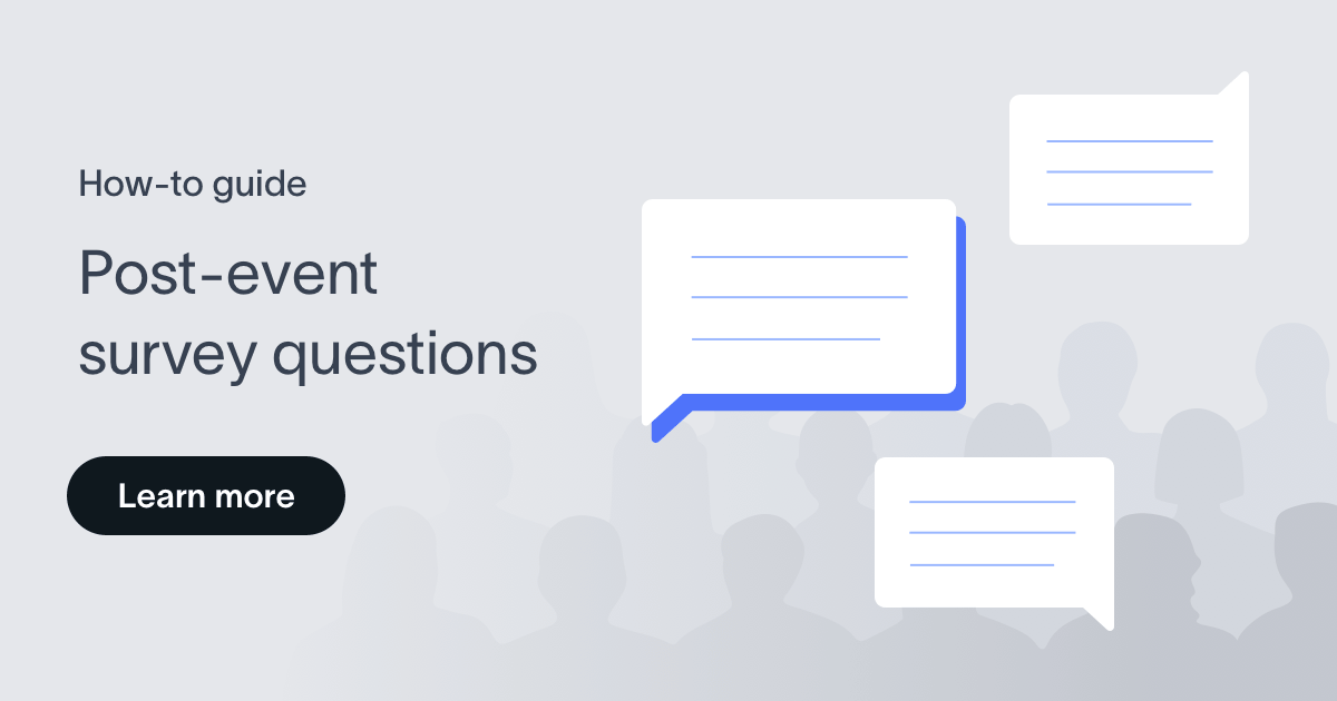 35 post-event survey questions to ask your attendees
