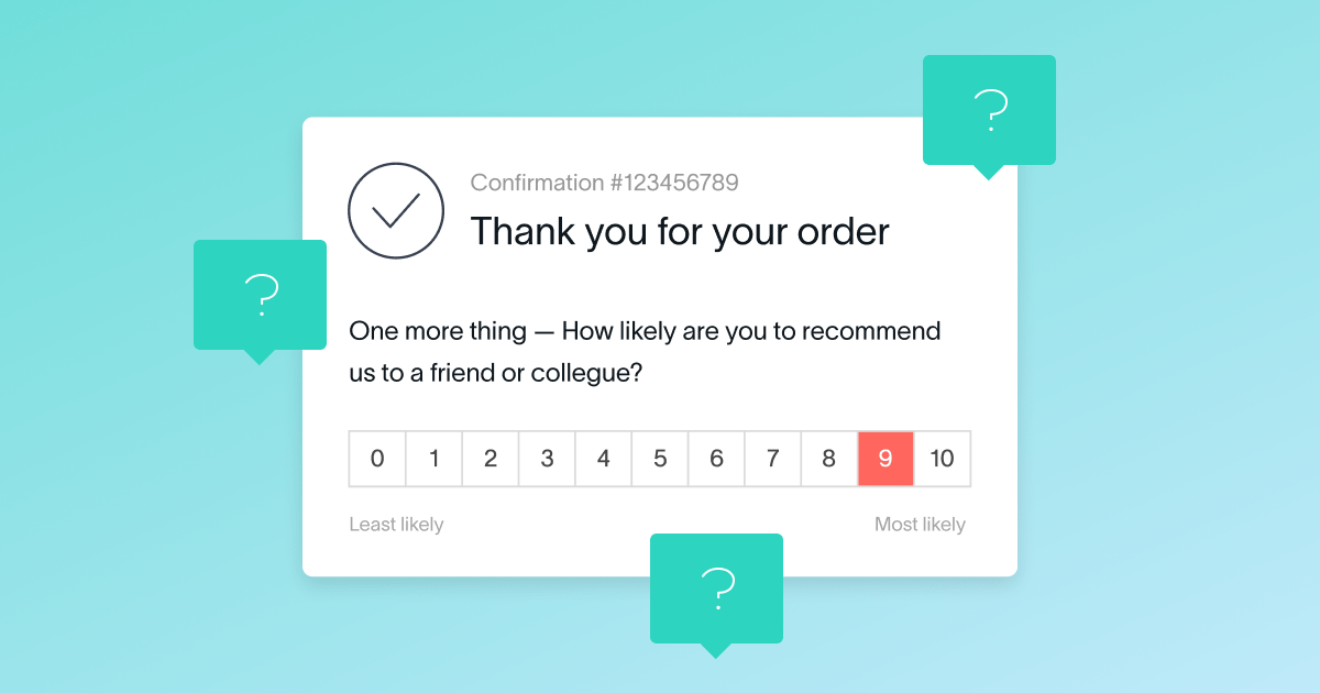 Post-purchase survey question examples and best practices